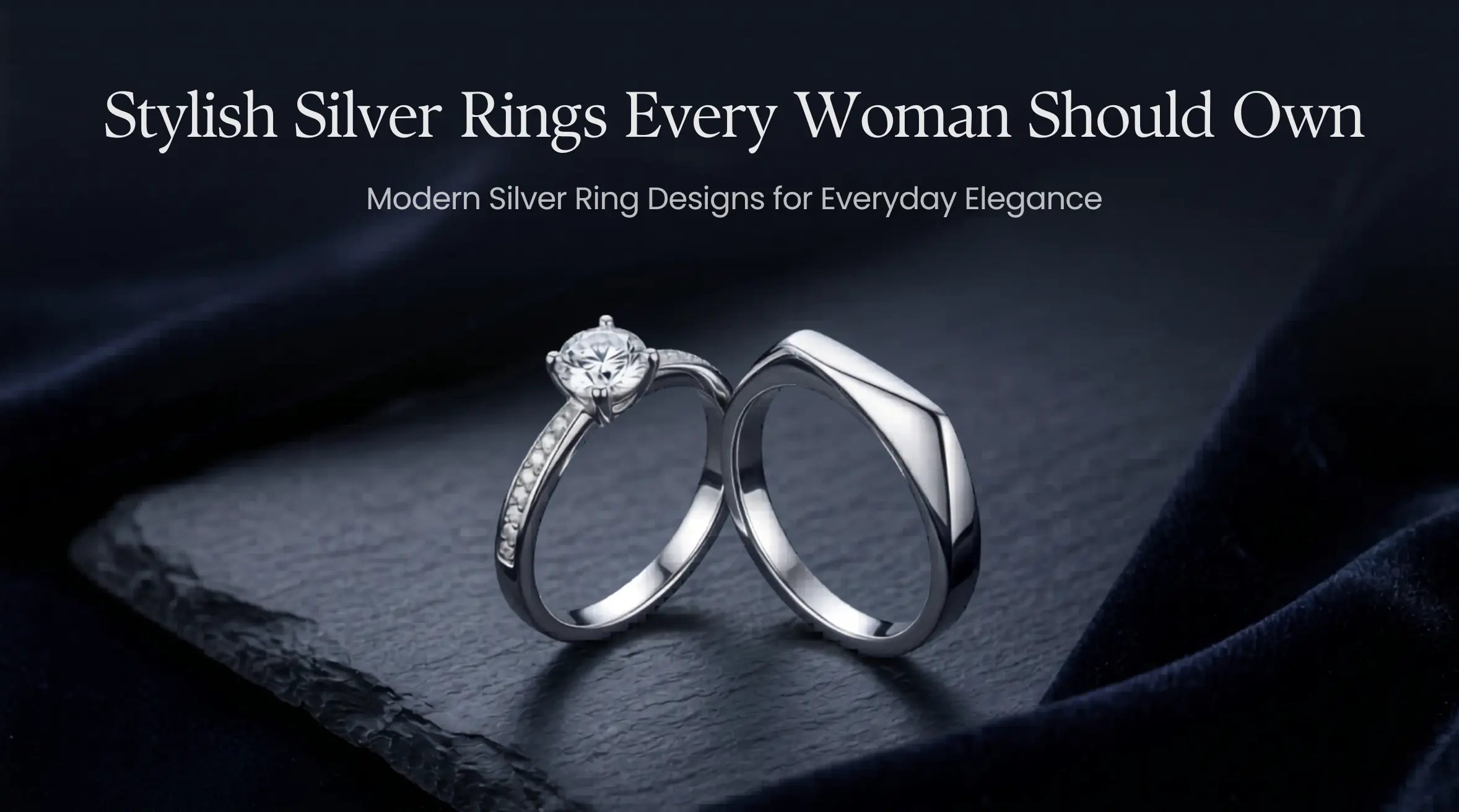 Stylish Silver Rings for Women | Trendy Designs – The Velli Shop