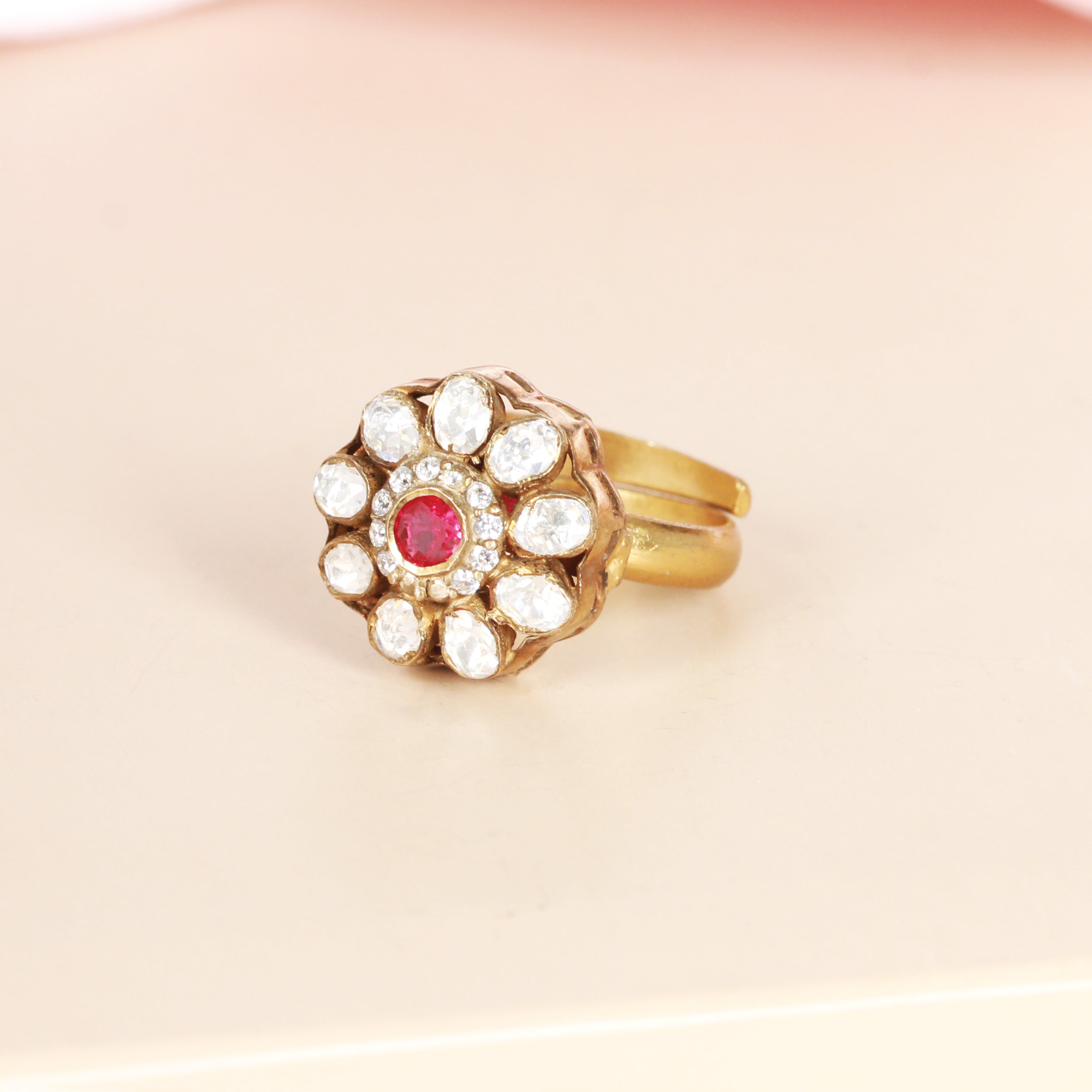 Floral Victorian Moissanite Ring – The Velli Shop