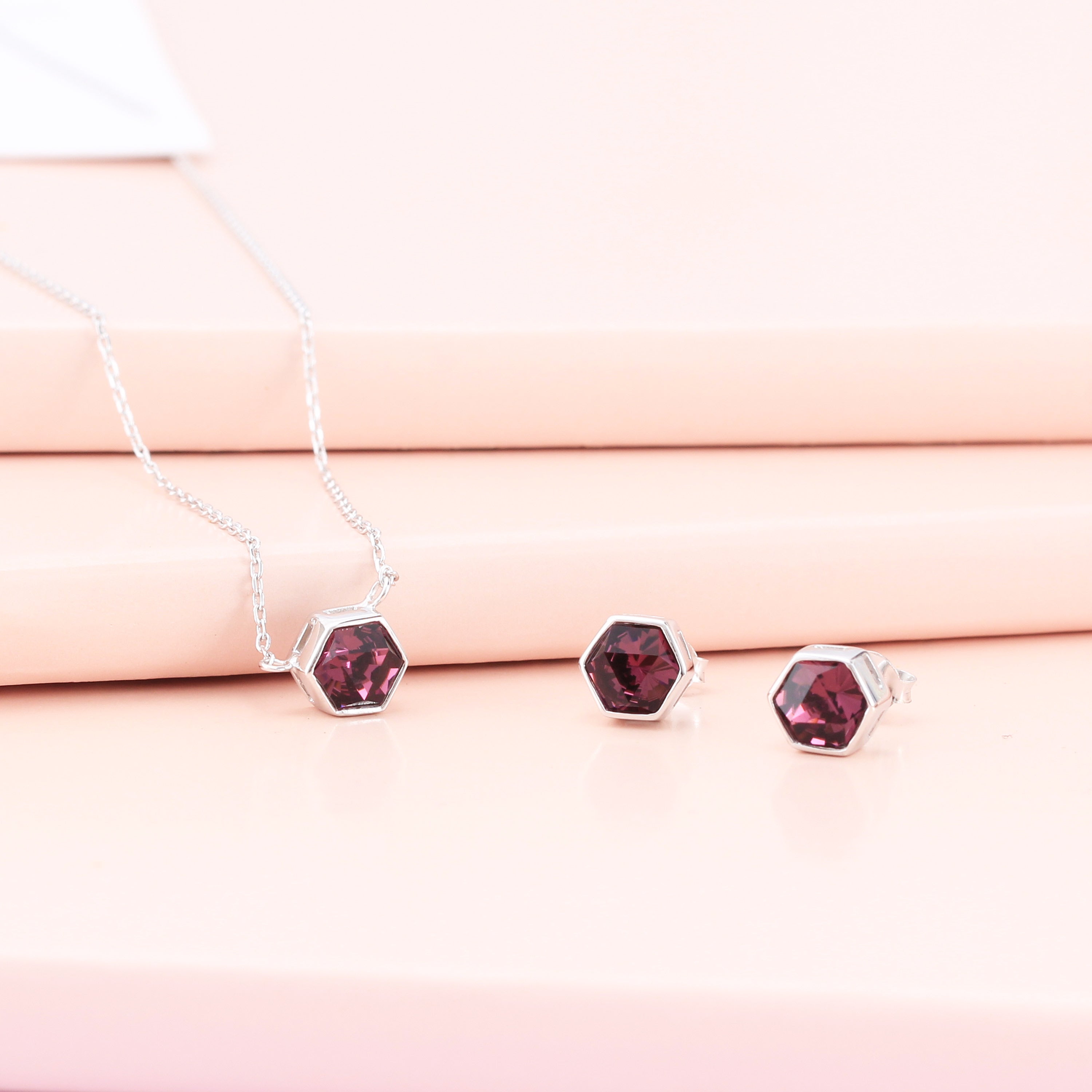 Swarovski Chain And Stud – The Velli Shop