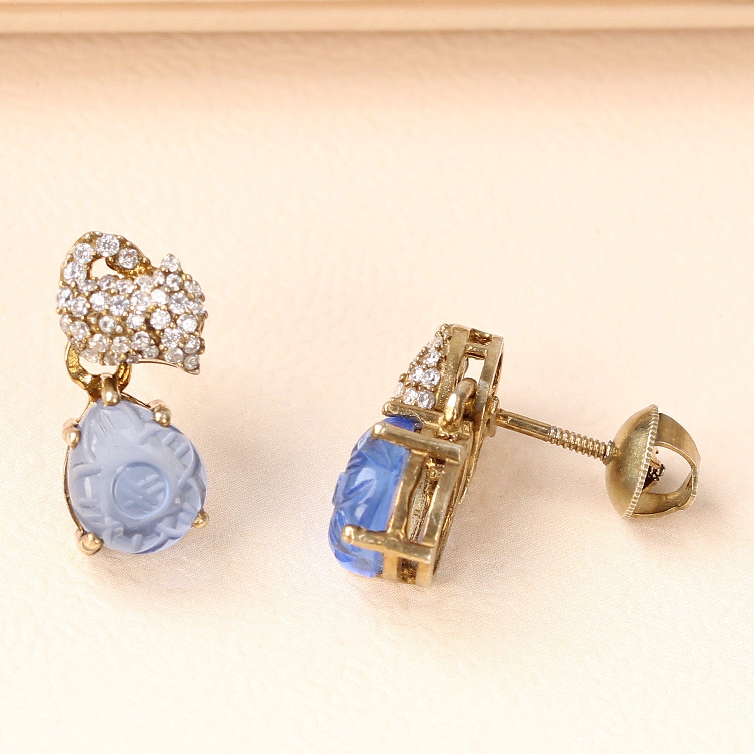 Elegance Studded Victorian Earring – The Velli Shop