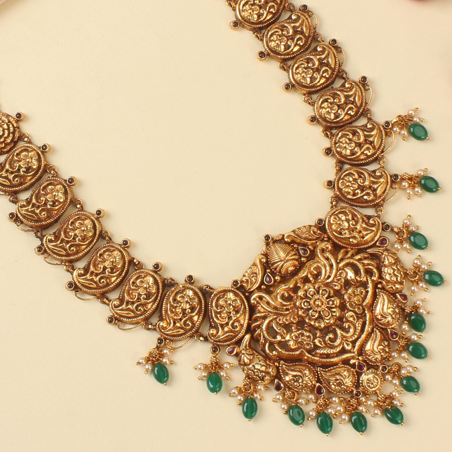 Gold Plated Silver Haram | Traditional Nagas Haram Jewellery – The ...