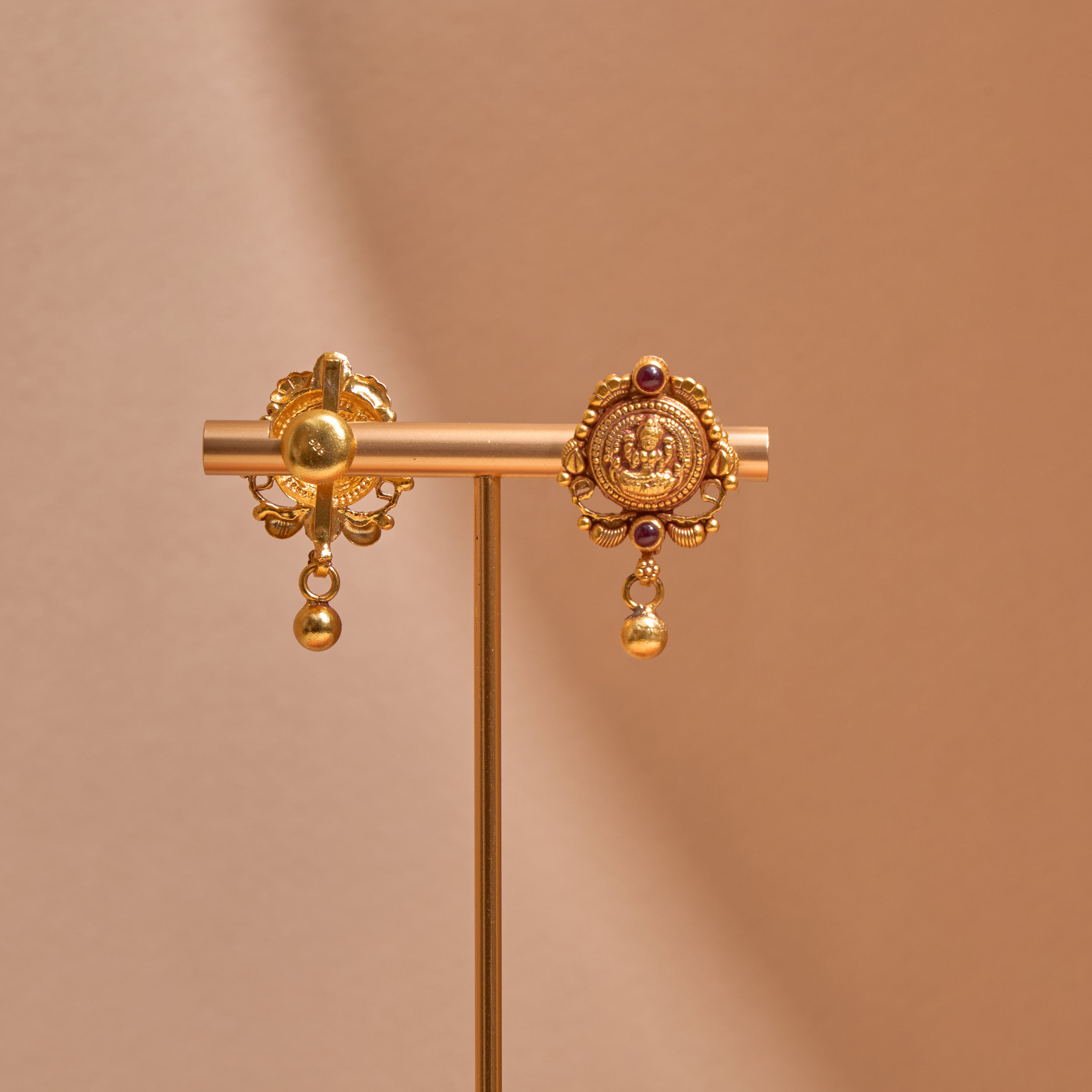 Subtle Lakshmi Nagas Gold Plated Earring – The Velli Shop