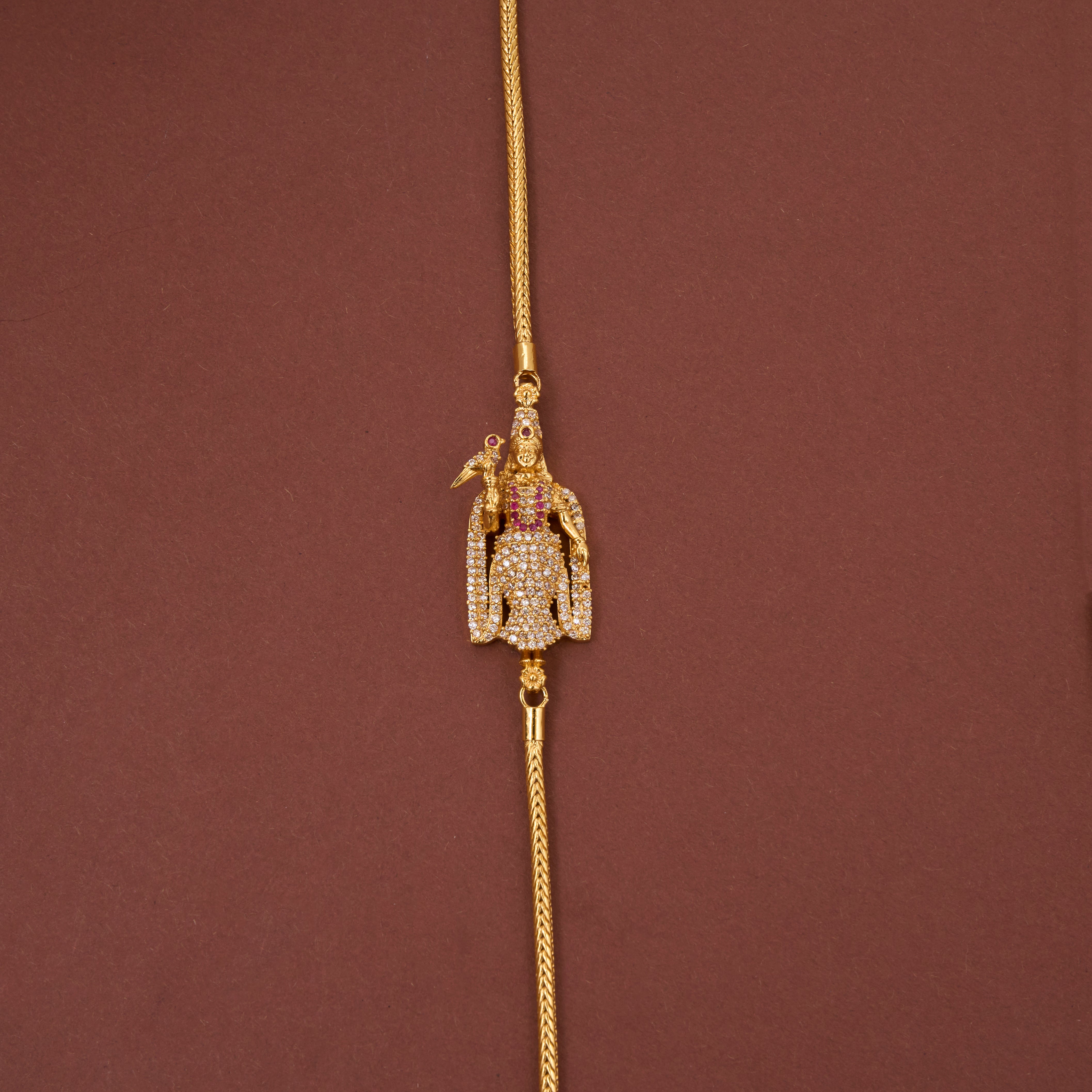 Madurai Meenakshi Amman Gold Plated Nagas Mogappu Chain – The Velli Shop
