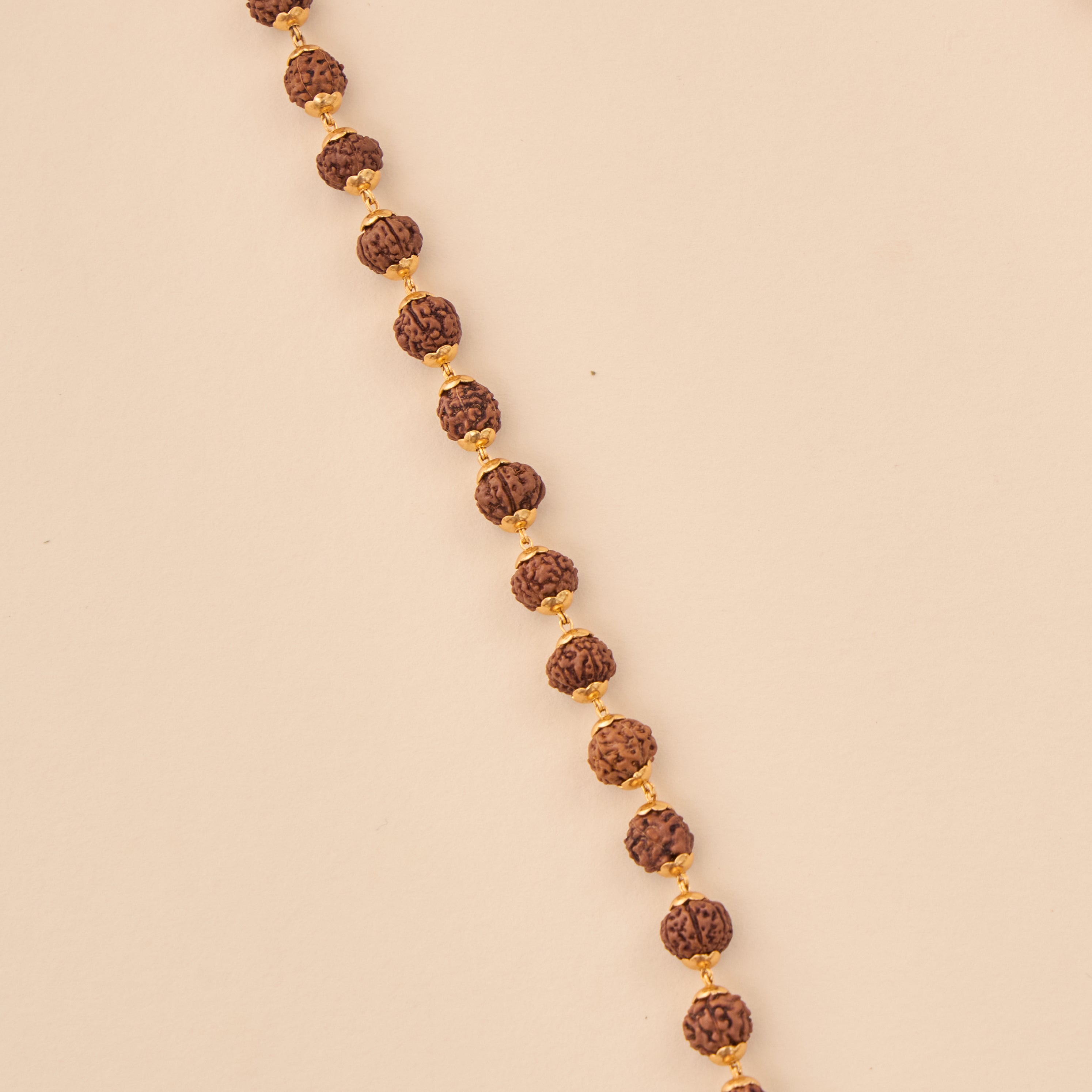 Humble Rudhraksha Malai Gold Plated Chain – The Velli Shop