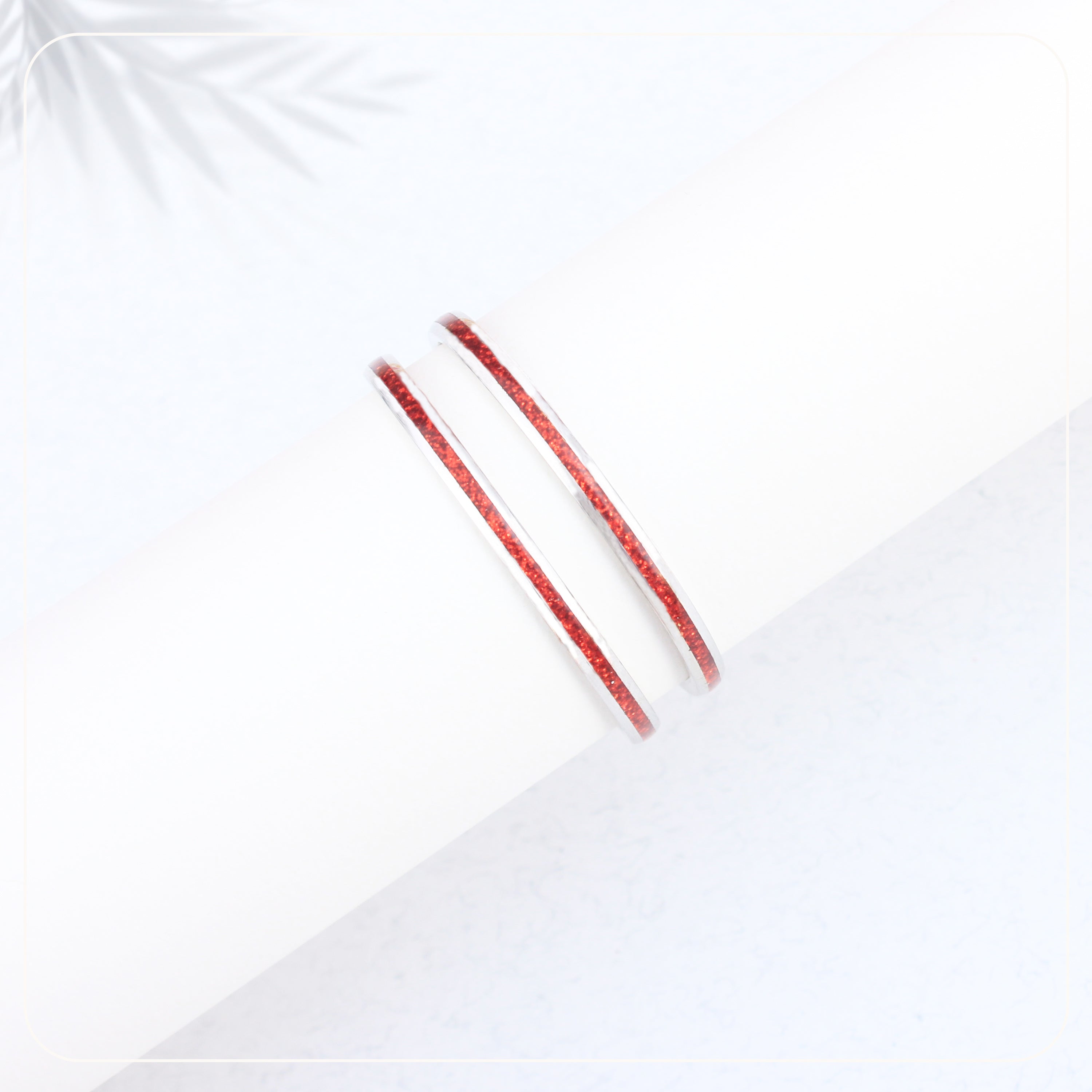 Sterling Red Foil Kids Bangle – The Velli Shop
