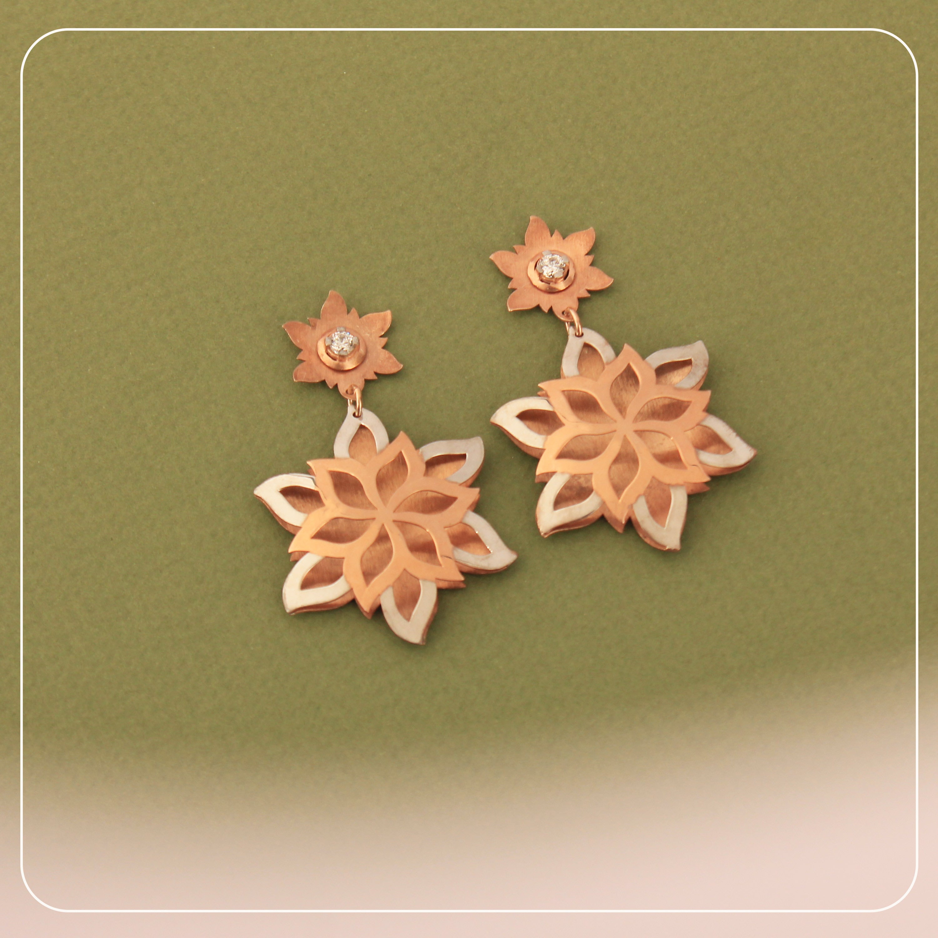 Rose Gold Flower – The Velli Shop