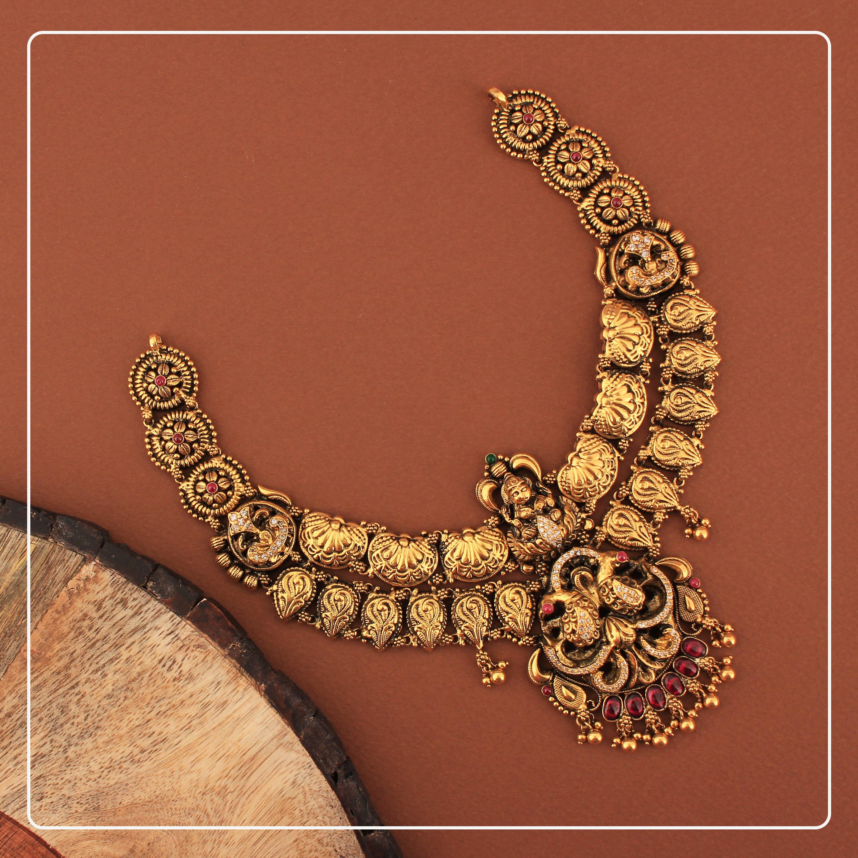 The Goddess Remark Gold Plated Nagas Necklace – The Velli Shop